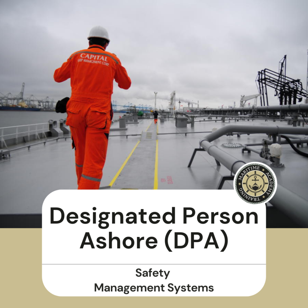 Designated Person Ashore (DPA) – Maritime Academy Training